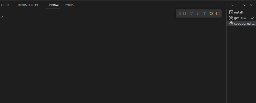 Can Not Show Terminal Inputs When Break `readline ` · Issue 10865 · Microsoft Vscode Cpptools