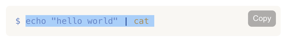How To Disable Selection For Dollar Sign In Code Blocks · Issue 122 · Formidablelabs Prism