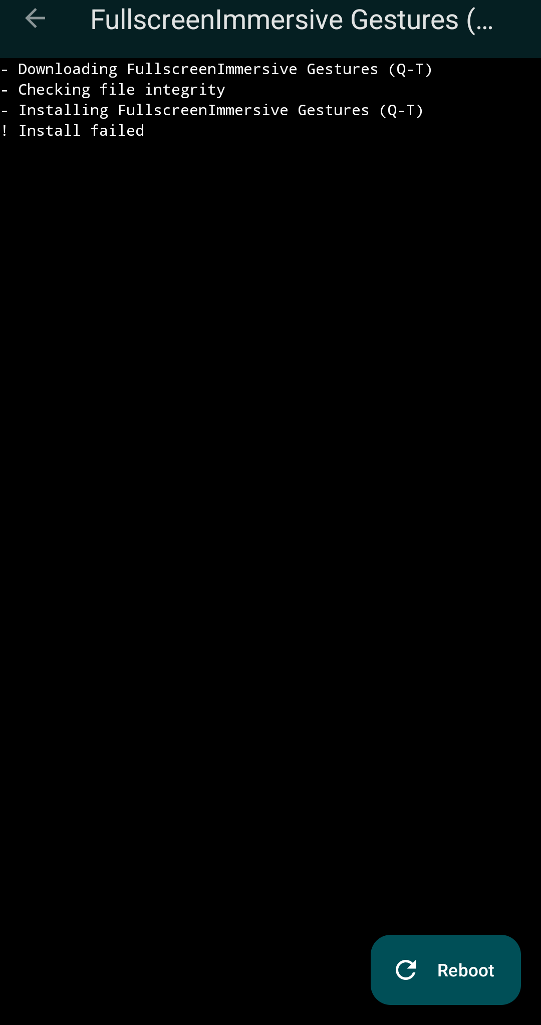 [BUG] Can't install any module · Issue #279 · Fox2Code/FoxMagiskModuleManager · GitHub