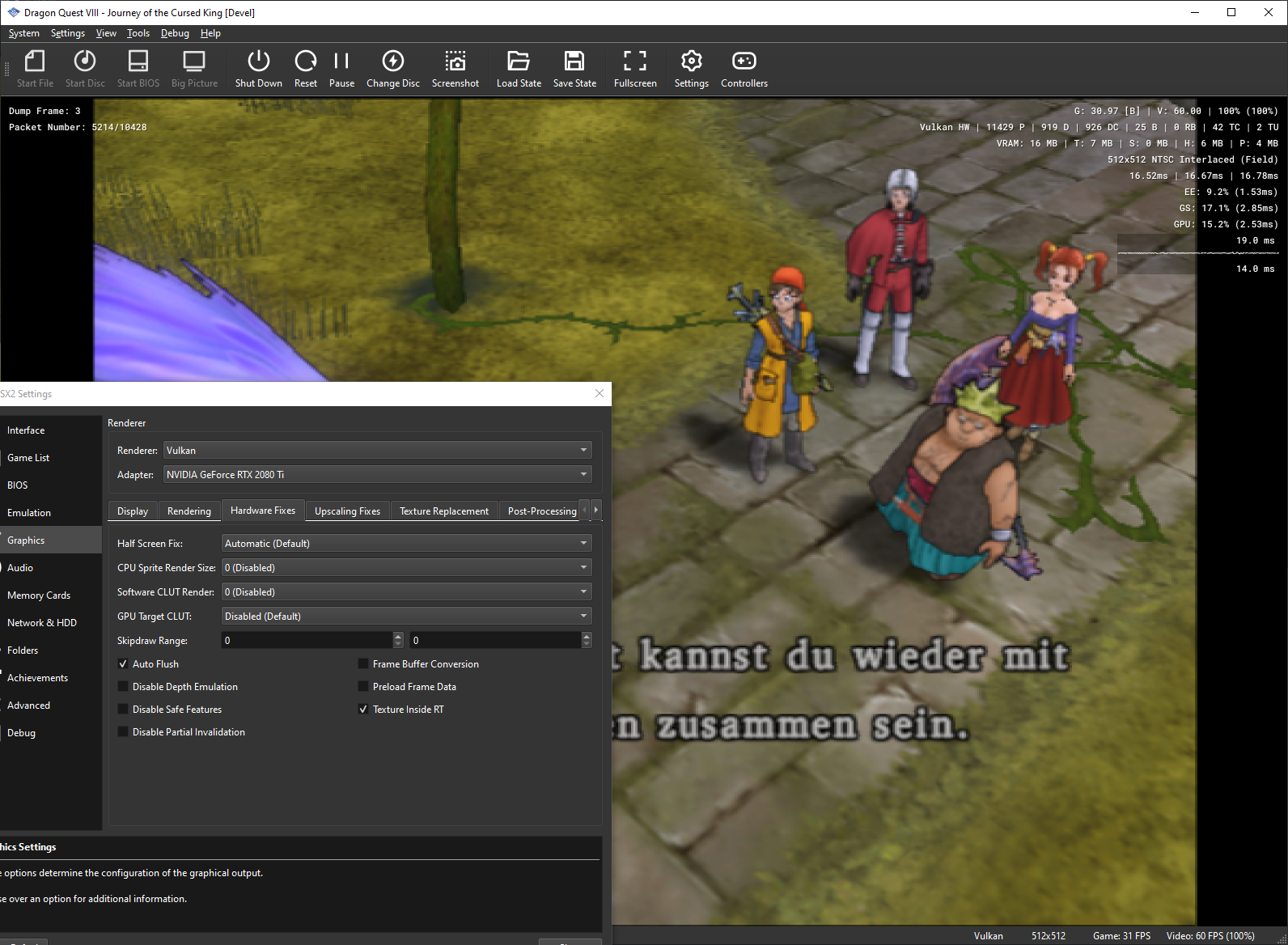[BUG]: Graphical issues in Dragonquest 8 · Issue #7994 · PCSX2/pcsx2 · GitHub