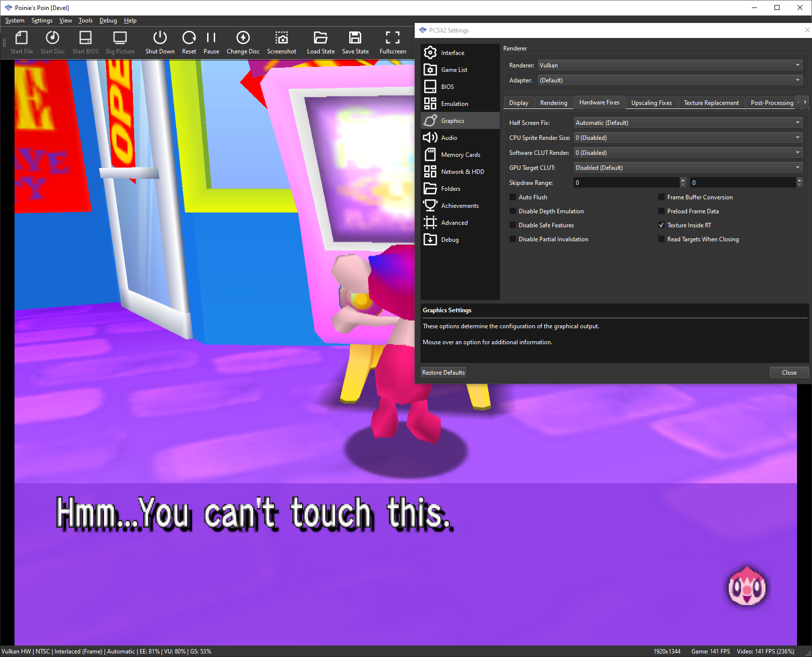 Bug Poinies Poin Texture Corruptionloss Post Fmv Sequences · Issue 8245 · Pcsx2pcsx2 