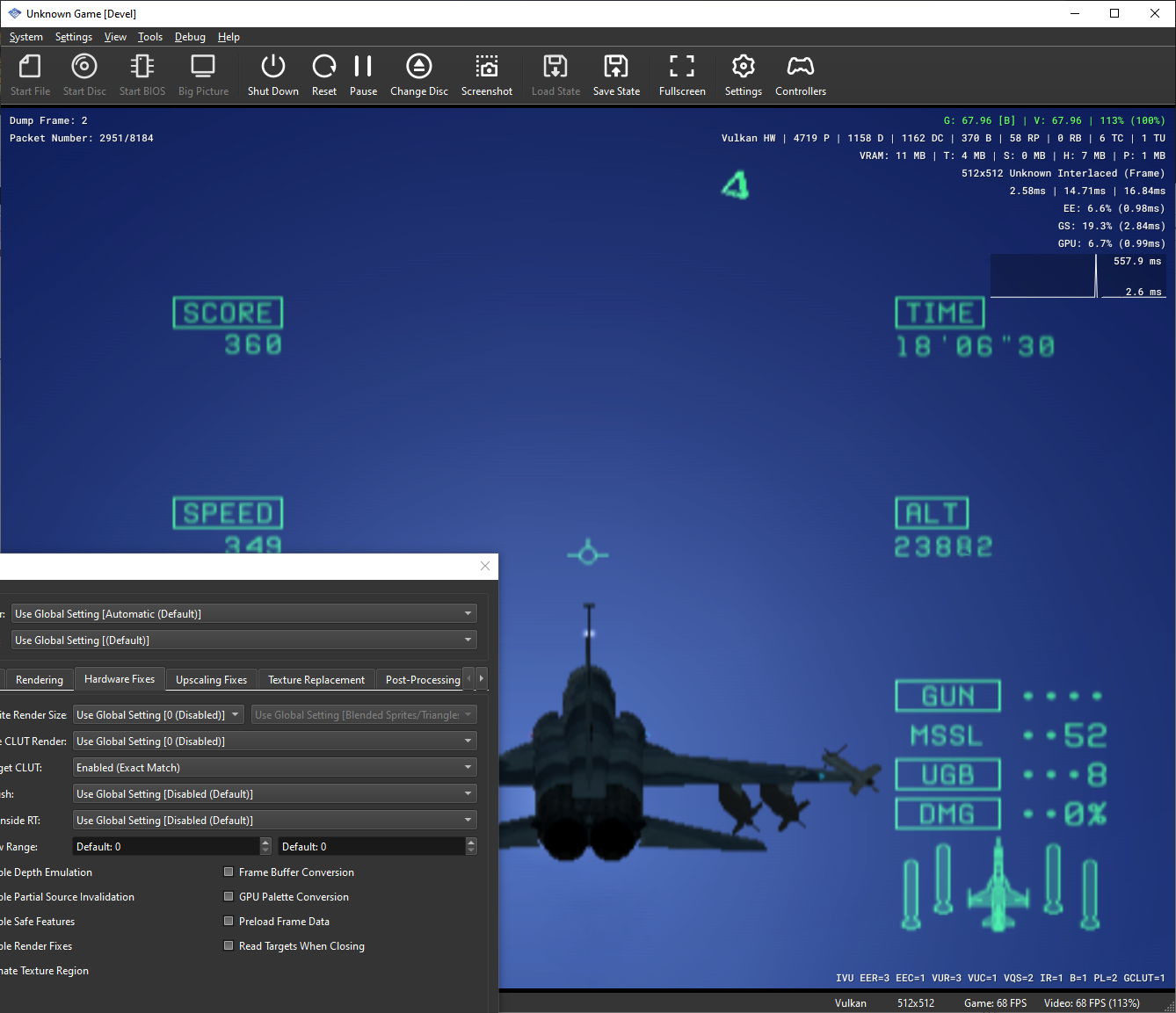 [BUG]: Ace Combat 5 The Unsung War - Pixelated clouds · Issue #9937 ...