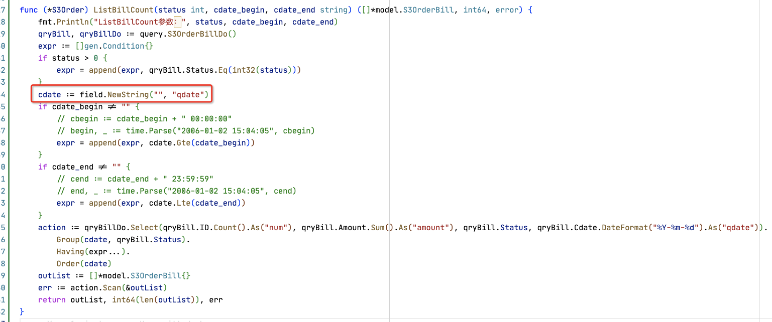 DateFormat转换出现?占位符，参数没有赋值 · Issue #605 · go-gorm/gen · GitHub