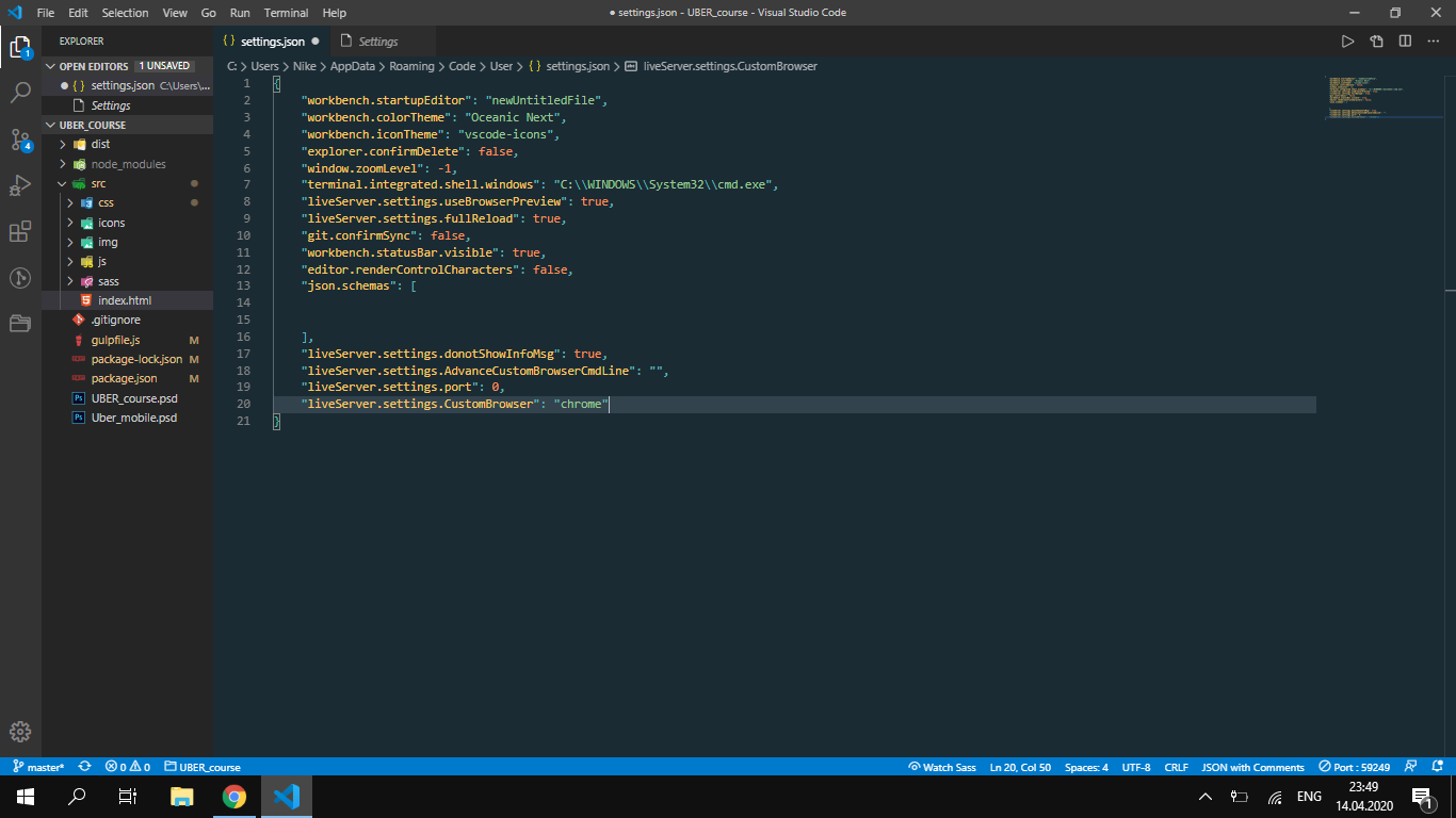 vs code is not opening browser directly when live server gets on ...