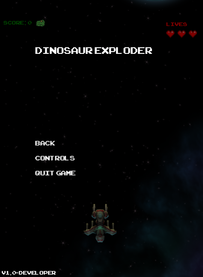 [Bug]: go back to menu when we quit game · Issue #92 · dylan-power/dinosaur-exploder · GitHub
