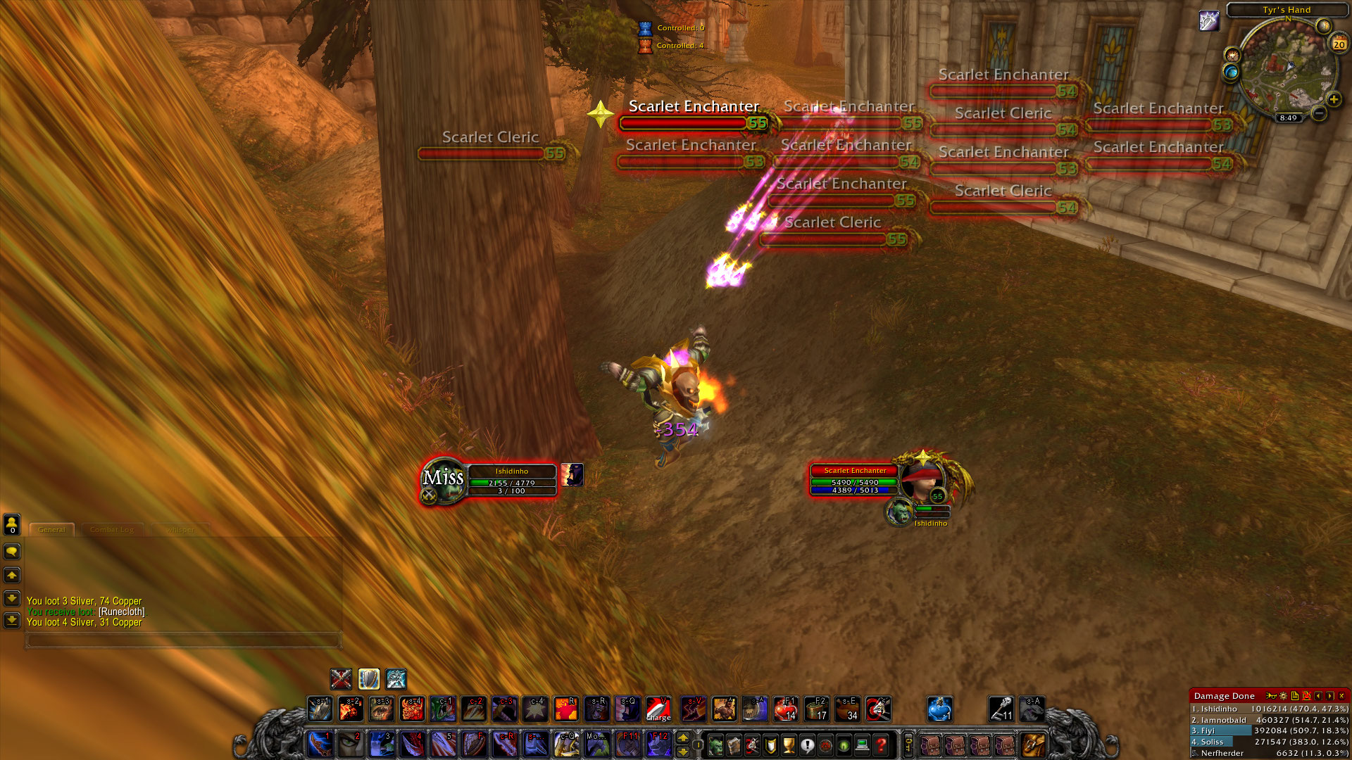 NPCs in Tyr's Hand aggro through walls · Issue #8642 · azerothcore/azerothcore-wotlk · GitHub