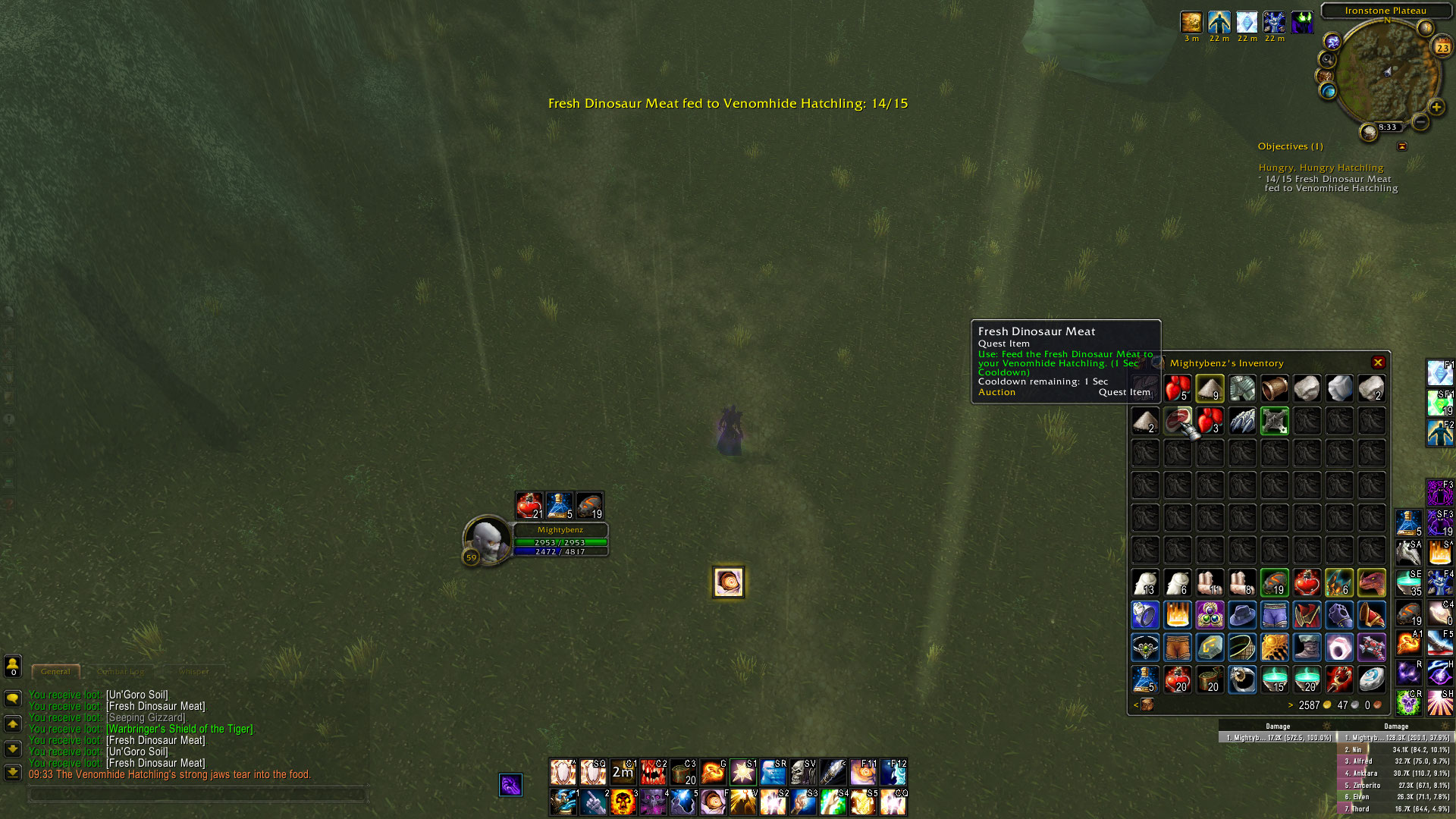 Various Venomhide Hatchling's quests available to progress without ...