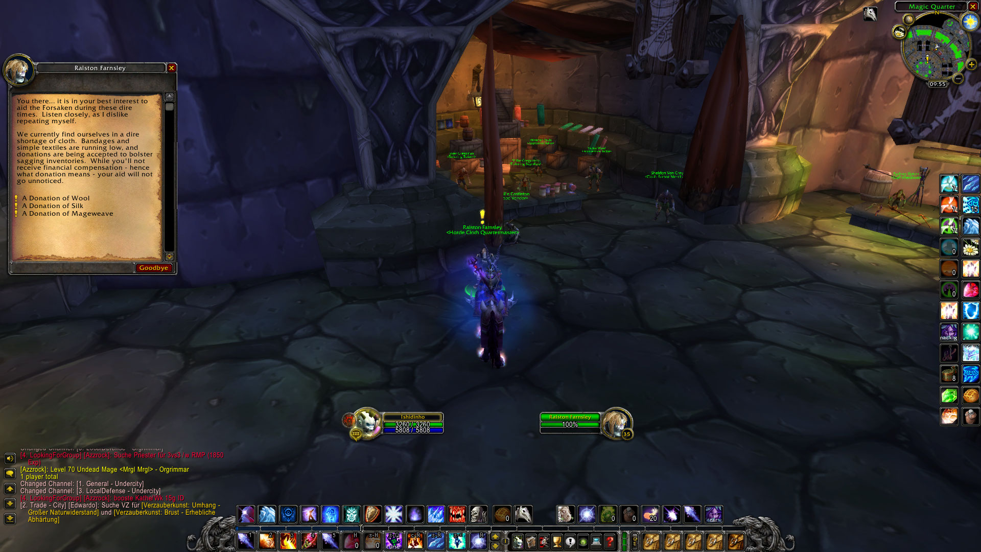 Runecloth Donation Quests Incorrectly Available Without Prerequisites ...