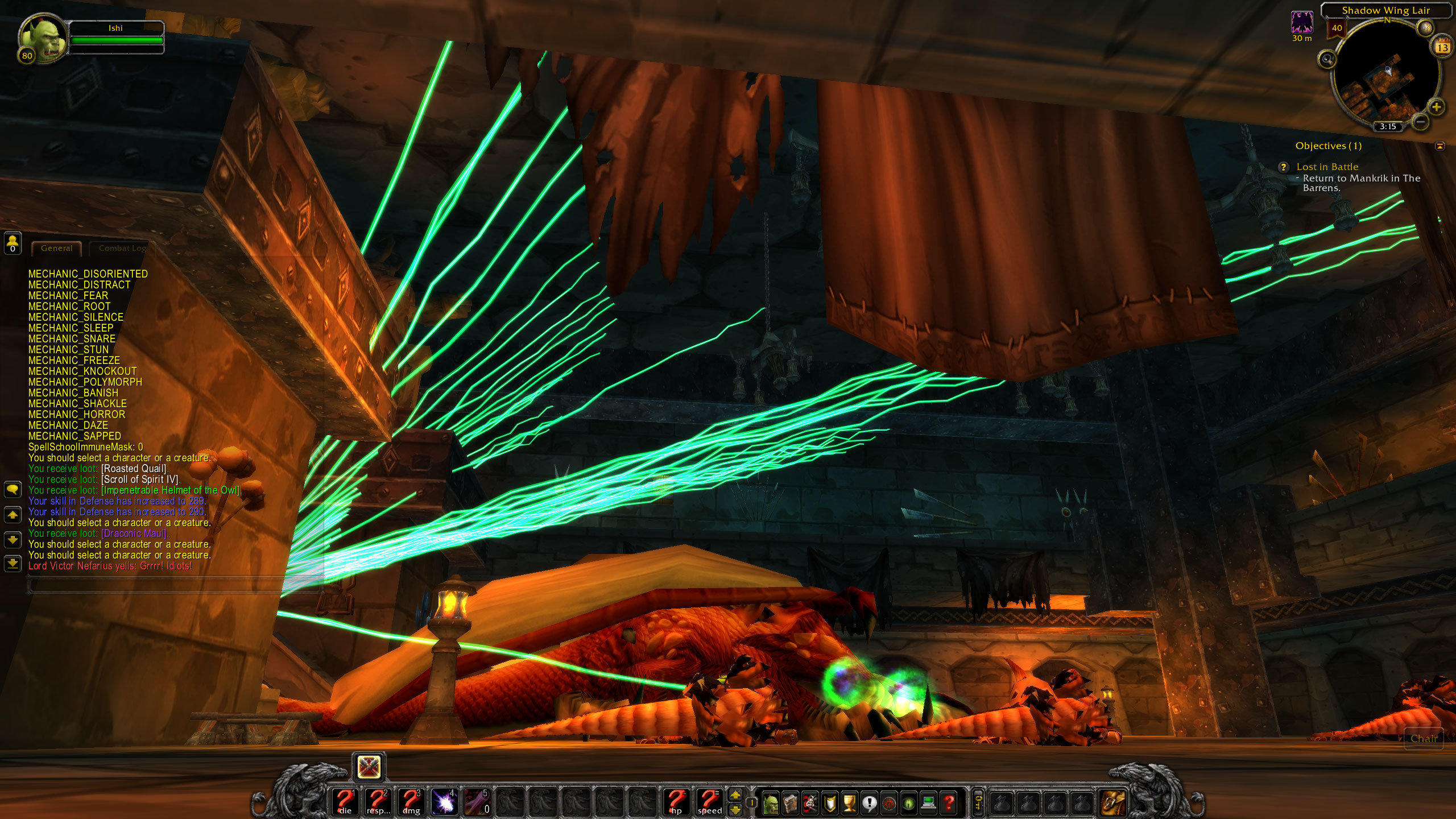 [BWL] Lord Victor Nefarius shoots lasers during Vaelastrasz RP · Issue #10661 · azerothcore ...
