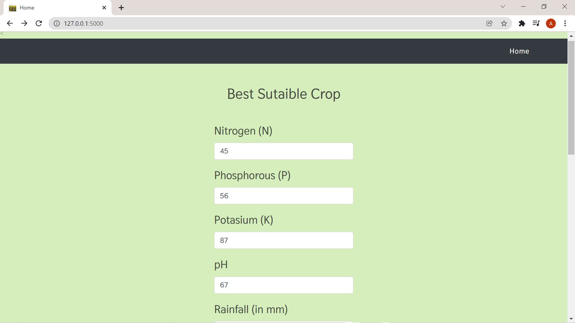 GitHub - bitavishkar/Crop-Predictor-: This web app uses ML algorithms ...