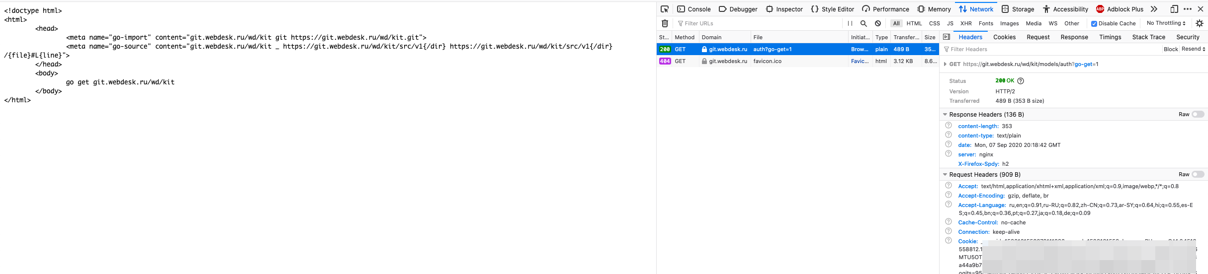 Request repository subdir result in `[Macaron] PANIC: Value not found for type *repo.HTTPContext ...