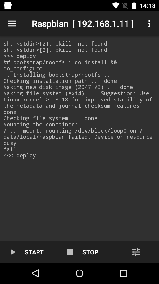 Getting this error while installing : WARNING: linker: Unsupported flags DT_FLAGS_1=0x8000001 ...
