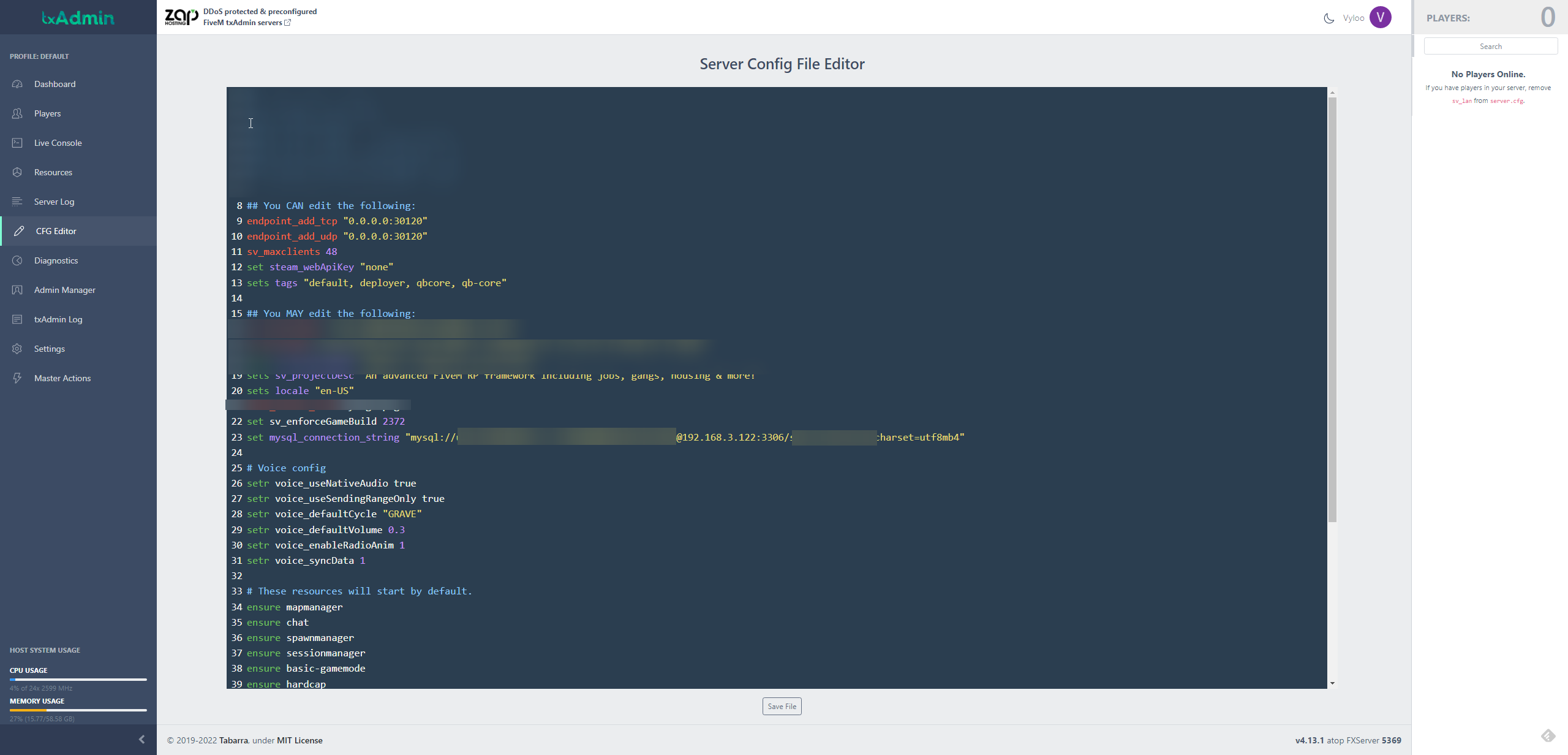 Connection Issue · Issue 95 · Overextended Oxmysql · Github