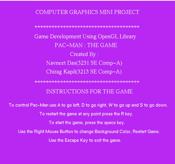 GitHub - MIDAS1901/GL-Pacman: A replica of the game Pacman made using ...