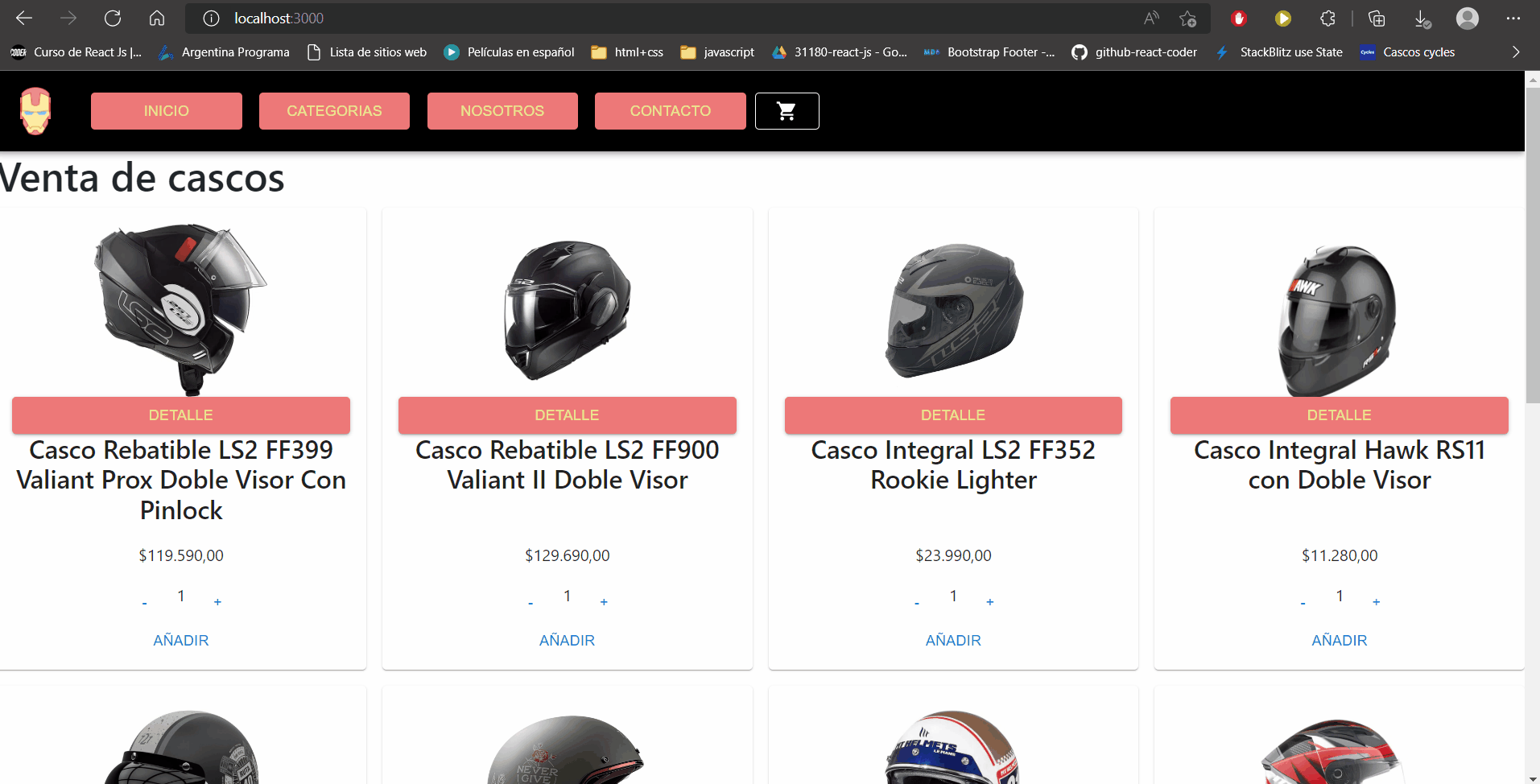 Github Lucas Barrientoe Commerce React Js Proyecto Final Del Curso De React Js De Coderhouse