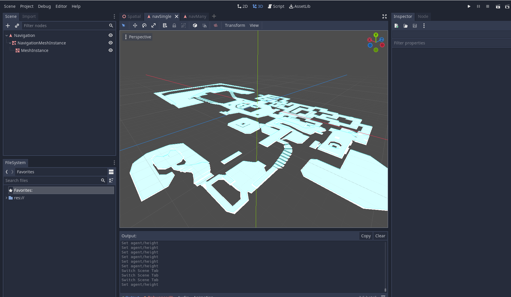 Navigation fails to bake NavMesh if mesh is too large · Issue #60907 · godotengine/godot · GitHub