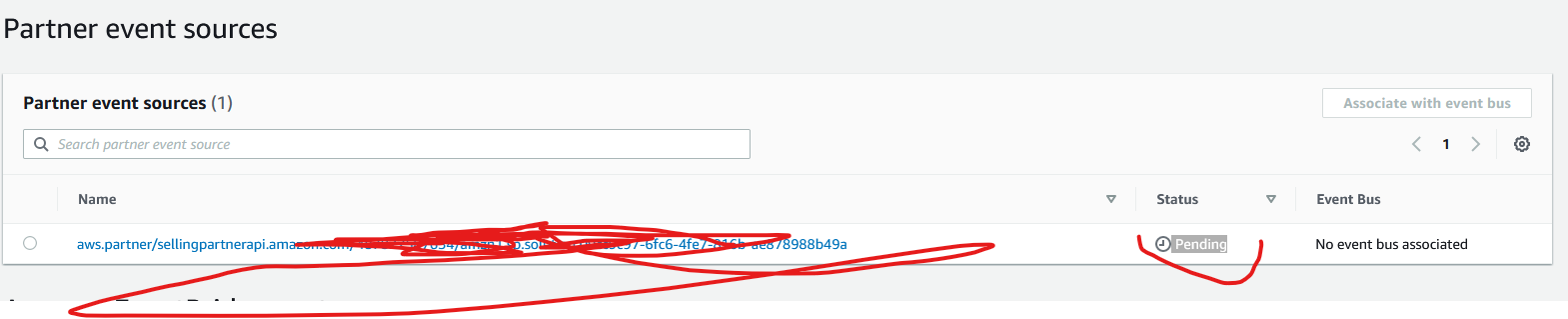 Set Up Notifications Amazon Eventbridge Workflow Step 2 Could Not Associate The Event Source