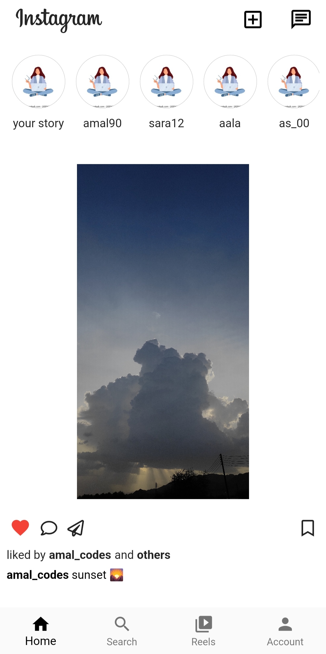 insta UI · Issue #1 · Amalalrashdi97/Instagram-UI-flutter · GitHub