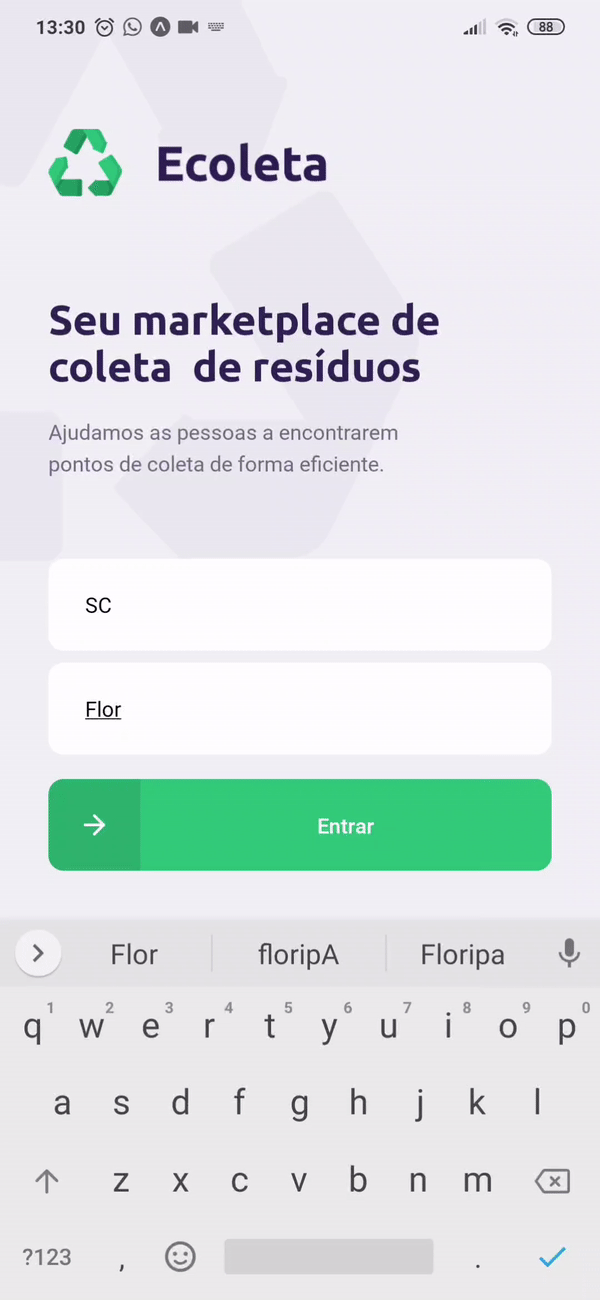 GitHub - Cassiano26/Ecoleta-App: A Node.js (React/React-native) application.