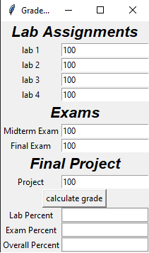 GitHub - briendeau/GUI-Calculator-App: A python gui grade calculator ...