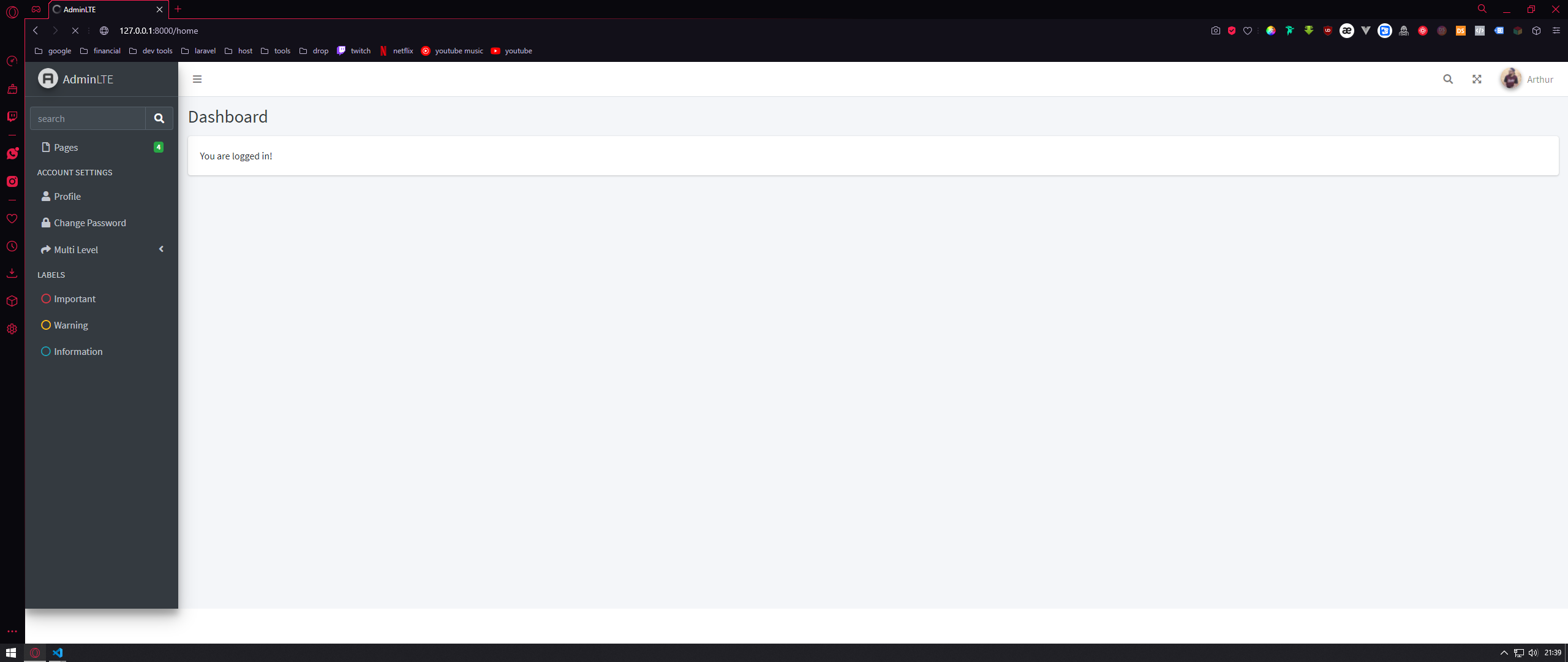 [BUG] Content height bugs when page loads · Issue #945 · jeroennoten/Laravel-AdminLTE · GitHub