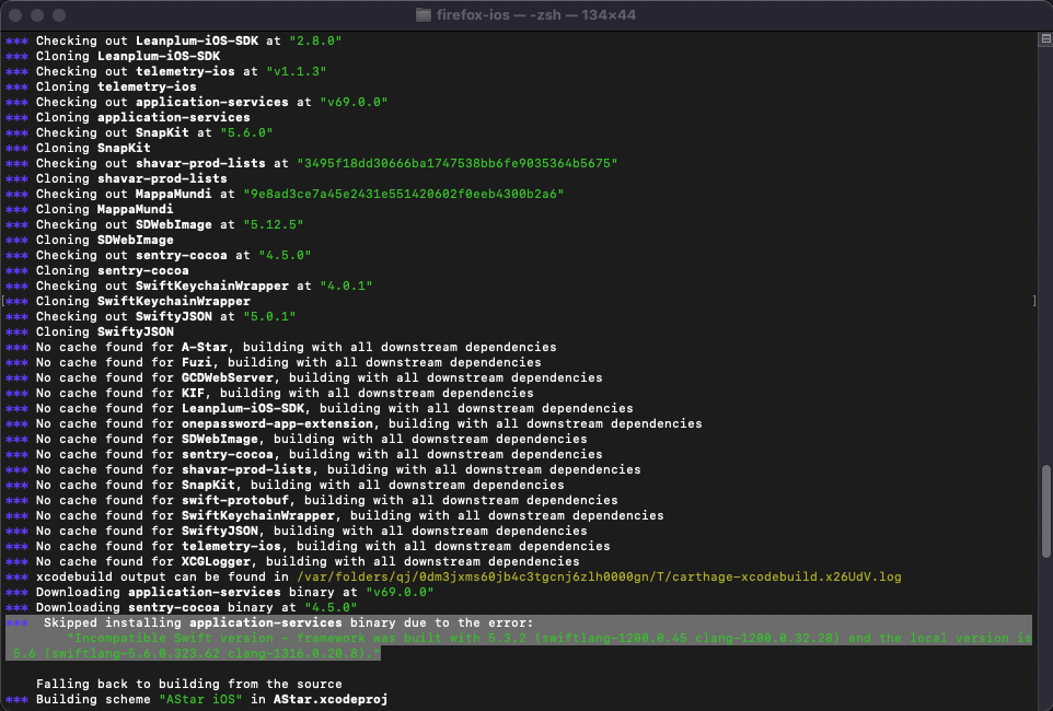 Skipped Installing Application Services Binary Due To The Error
