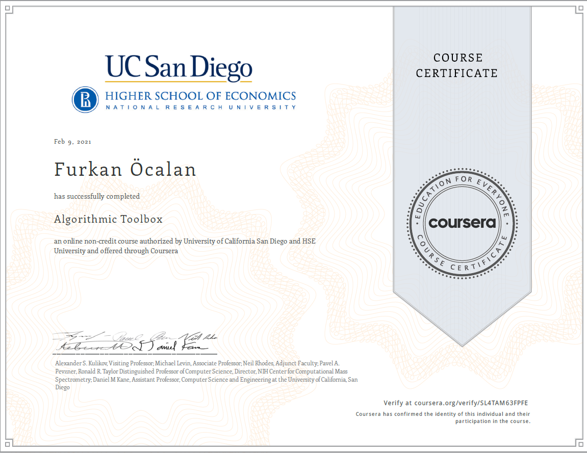 Github Furkaano Algorithmic Toolbox