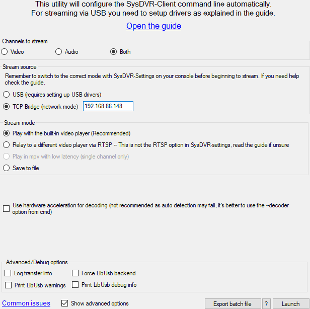 white screen on built in sysdvr player · Issue #99 · exelix11/SysDVR · GitHub