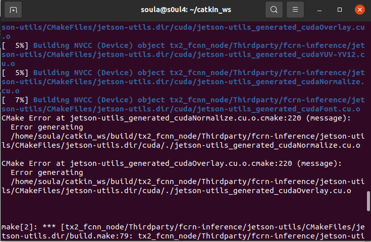 Building Problem · Issue 97 · Dusty Nvjetson Utils · Github