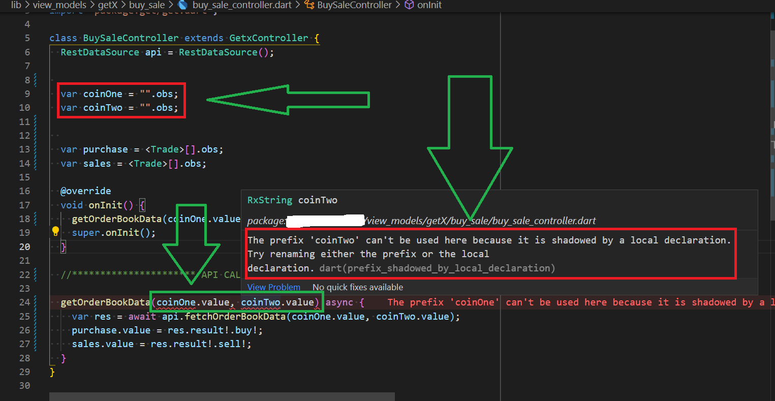Your service method does not accept parameters · Issue #2292 · jonataslaw/getx · GitHub