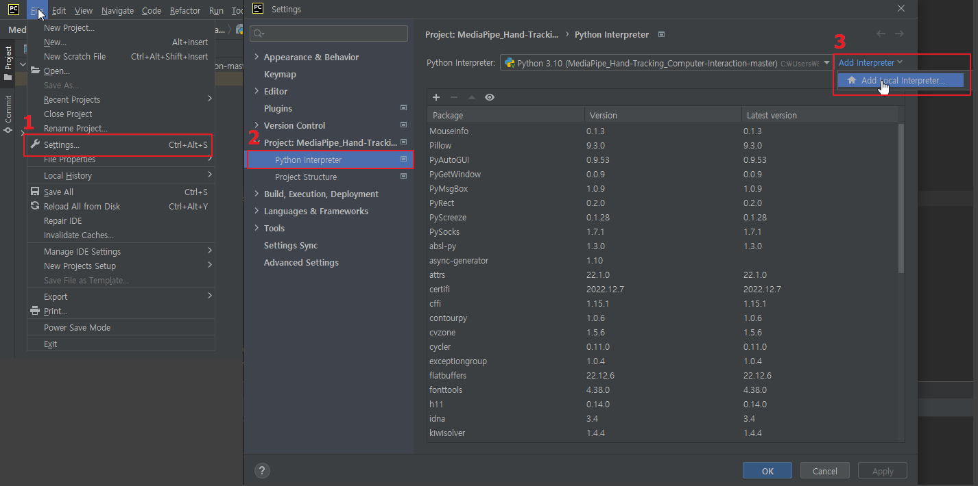 GitHub - Kim-Minjong/MediaPipe_Hand-Tracking_Computer-Interaction ...