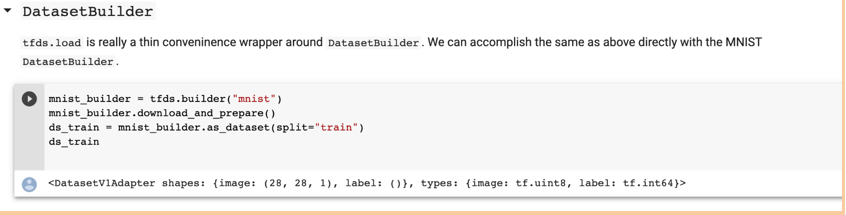 Improve the TFDS Getting Started Documentation · Issue #37330 ...