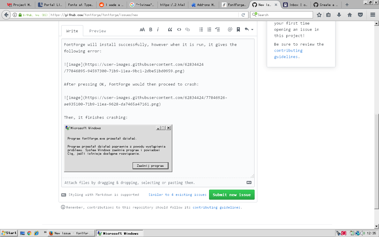 [Won't run] FontForge 2020-03-14 on Windows Vista 32-bit · Issue #4243 · fontforge/fontforge ...