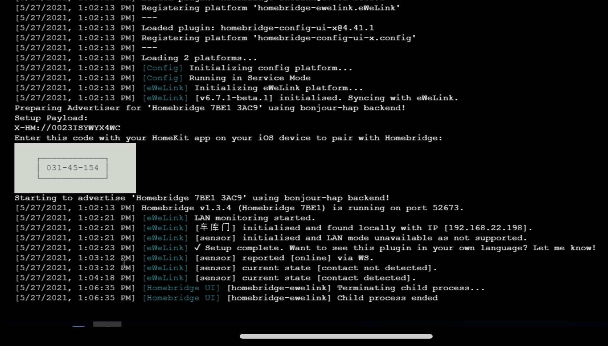 what can I do?could not be initialised · Issue #259 · homebridge-plugins/homebridge-ewelink · GitHub