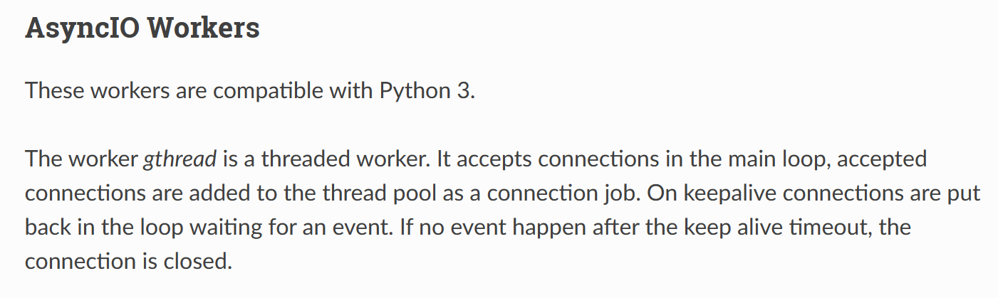 Sync vs async workers · Issue #1488 · benoitc/gunicorn · GitHub