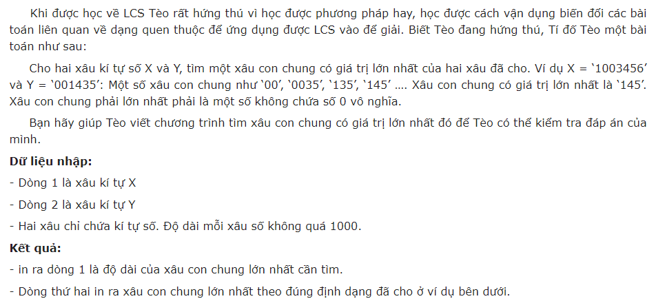 LCS Max Number · Issue #318 · phamlethaohien/Competitive-Programming-Algorithms · GitHub