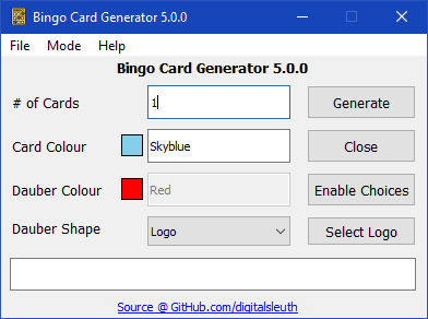 GitHub - digitalsleuth/bingo-card-generator: Interactive Bingo Card ...