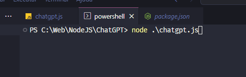 GitHub - duvilela/chatgpt_nodejs: Vamos brincar com o ChatGPT no Terminal do Windows