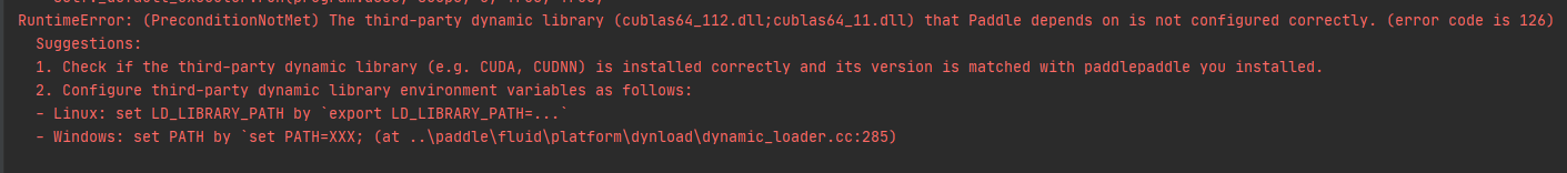 error code is 126 · Issue #38663 · PaddlePaddle/Paddle · GitHub