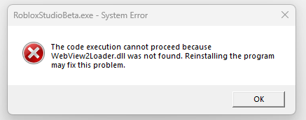 Any help [System Error] · Issue #187 · MaximumADHD/Roblox-Studio-Mod-Manager · GitHub