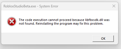 Any help [System Error] · Issue #187 · MaximumADHD/Roblox-Studio-Mod-Manager · GitHub