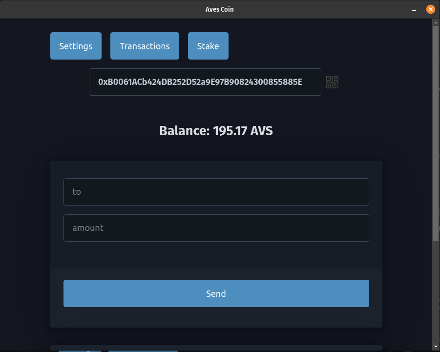GitHub - Aves-Project/aves-wallet: Aves light wallet made with react and electron js.