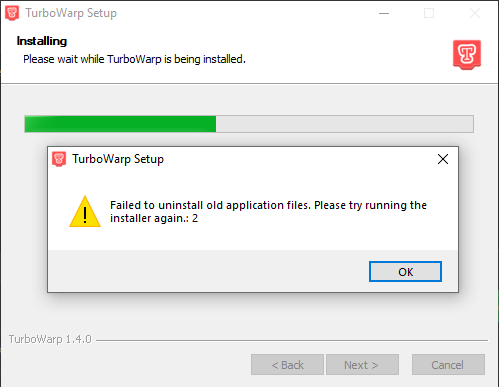 Installer issue · Issue #425 · TurboWarp/desktop · GitHub