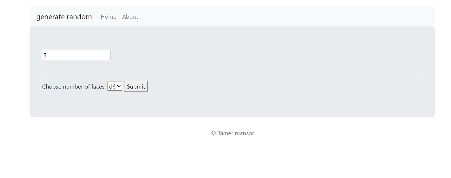 GitHub - Tamer3mansor/Random-number-generator: Random number generator web app