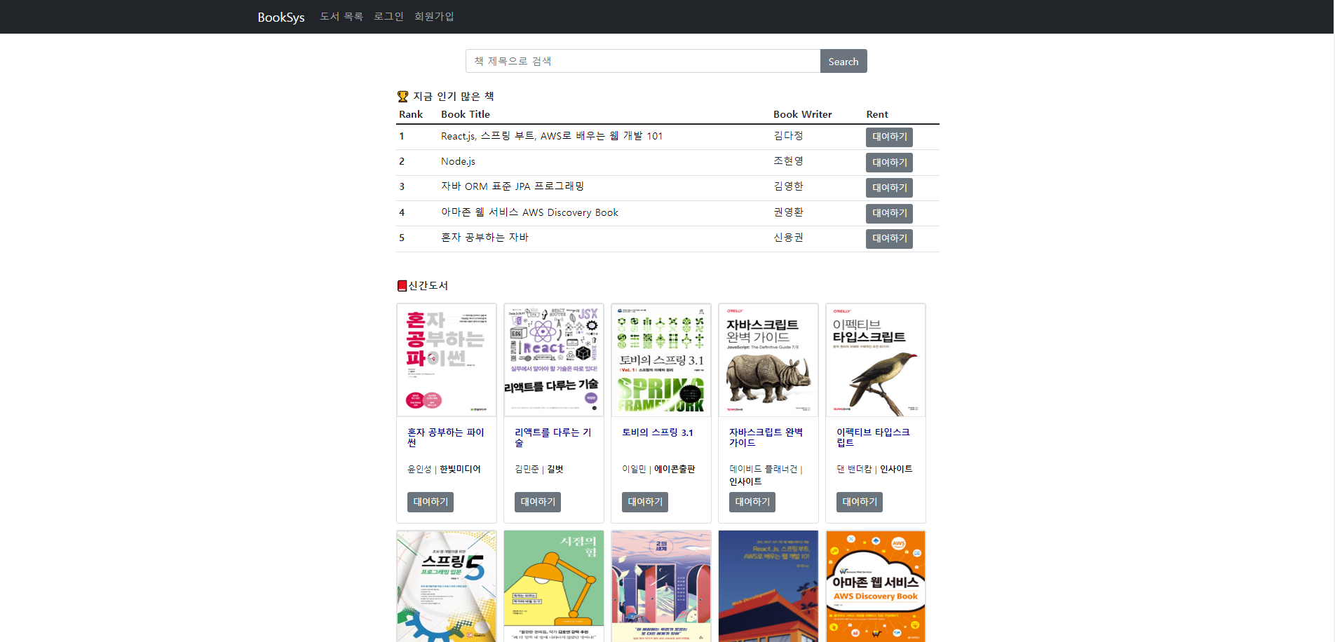 GitHub - nonamed006/BookSys: 도서 관리 및 대여 시스템
