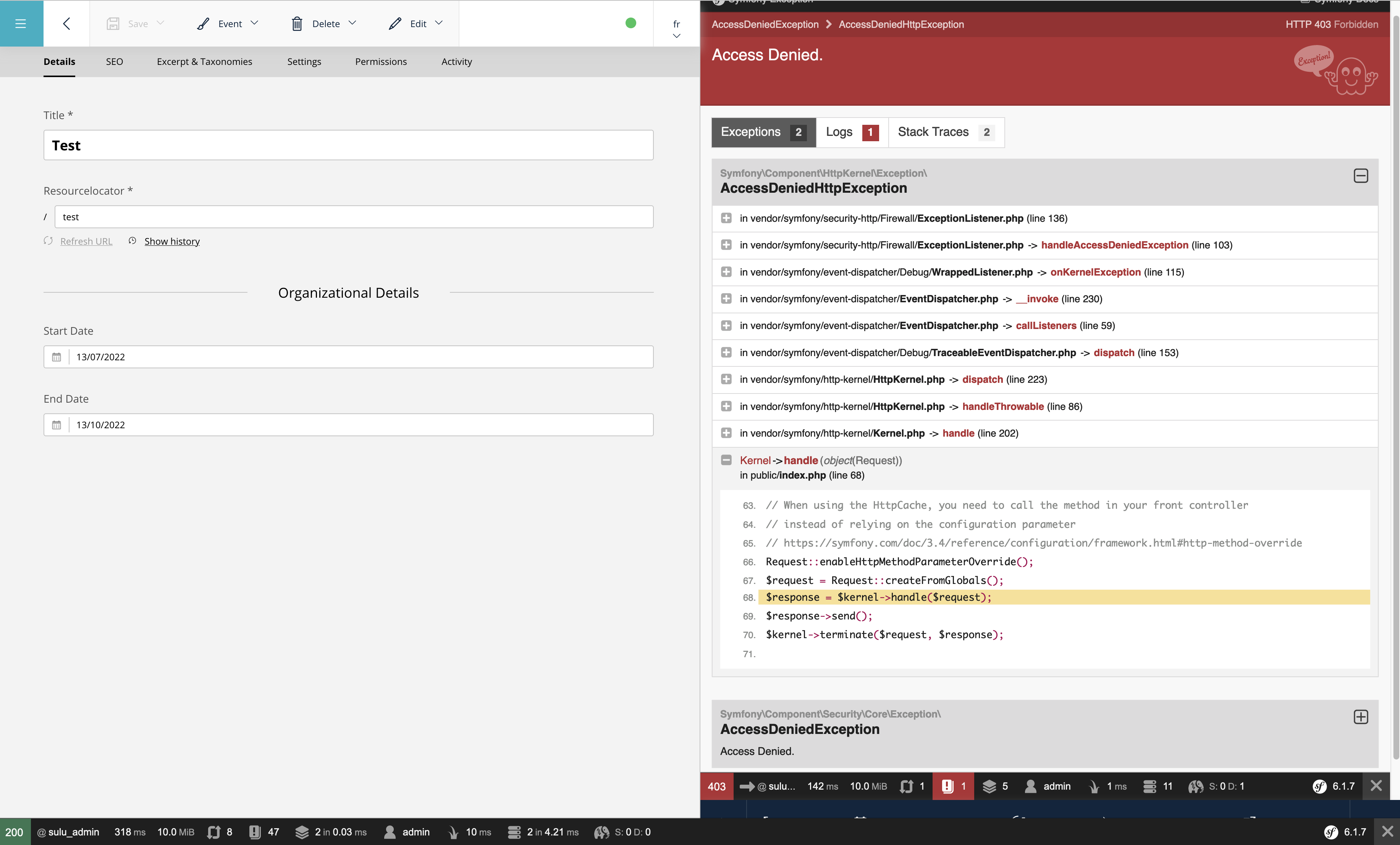 Admin preview Acces Denied - Extranet firewall · Issue #6905 · sulu/sulu · GitHub