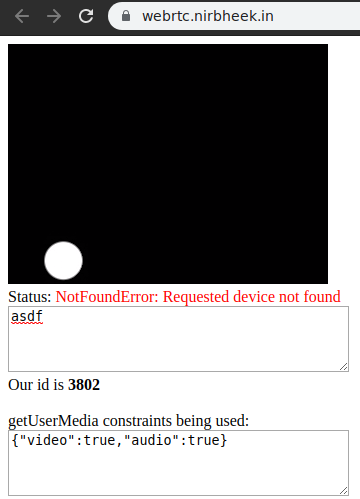 Sendrecv (NotFoundError: The object can not be found here) · Issue #168 · centricular/gstwebrtc ...