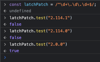 "latch": "patch" option does not support versions with multiple digits · Issue #87 · ext ...