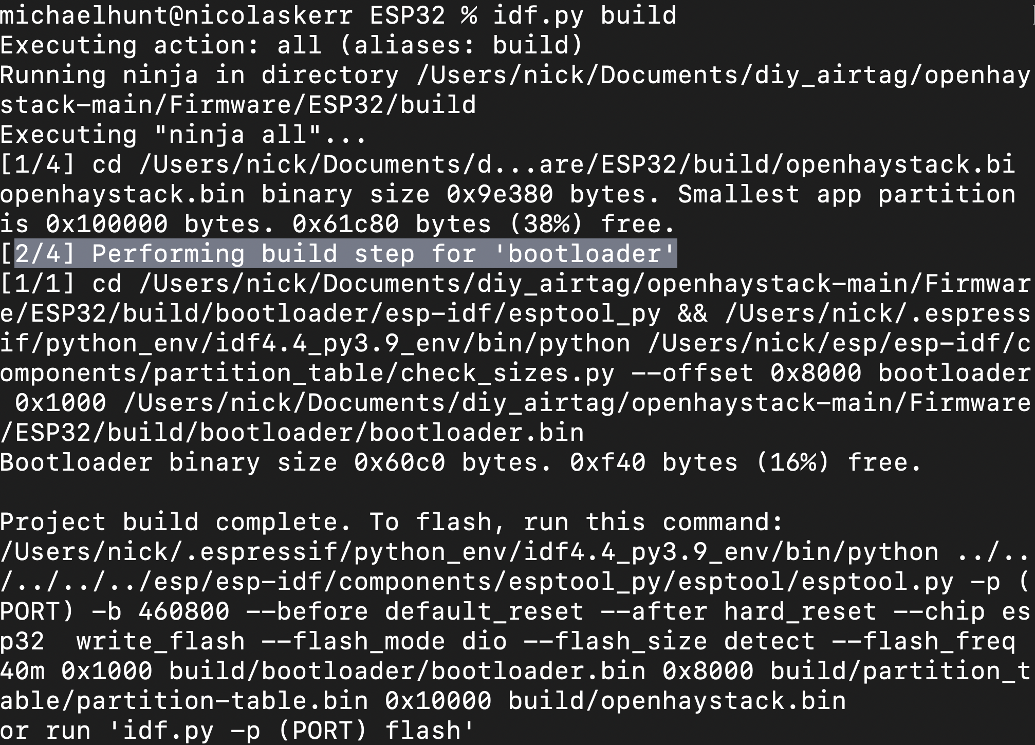 error when flashing esp32 · Issue #55 · seemoo-lab/openhaystack · GitHub