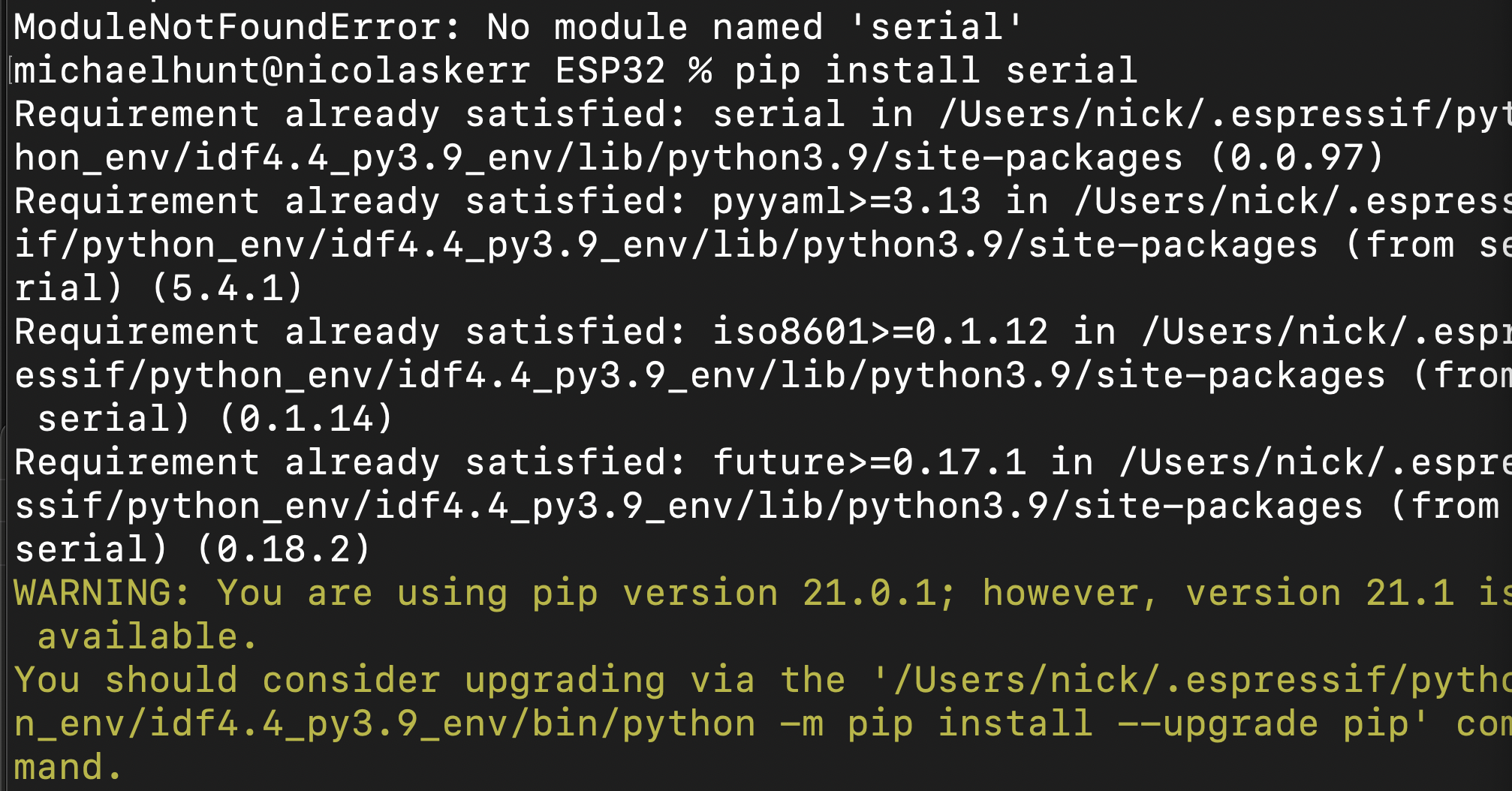 error when flashing esp32 · Issue #55 · seemoo-lab/openhaystack · GitHub